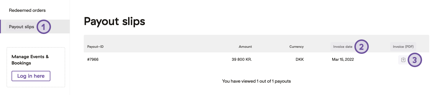 How to download payment slips